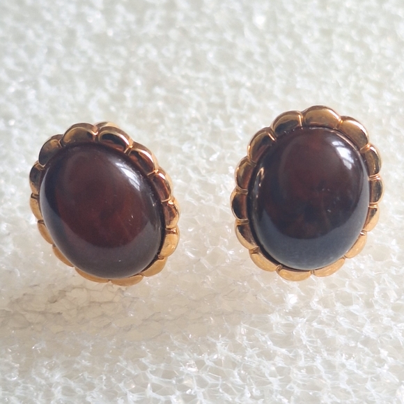 Avon | Jewelry | Vintage Avon Amber Earrings | Poshmark